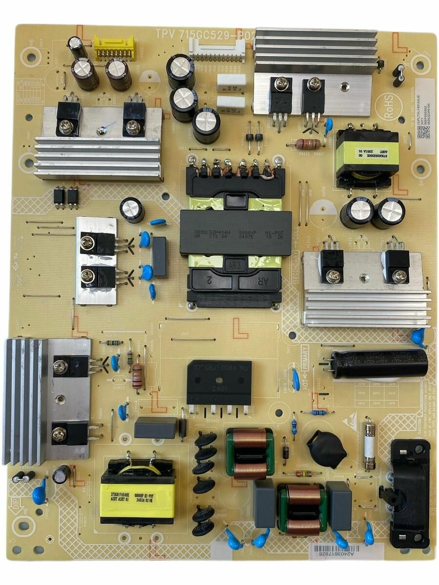 Блок питания (TPV715GC529-P02-000-B03R), для телевизора Philips 50PUS8507/60