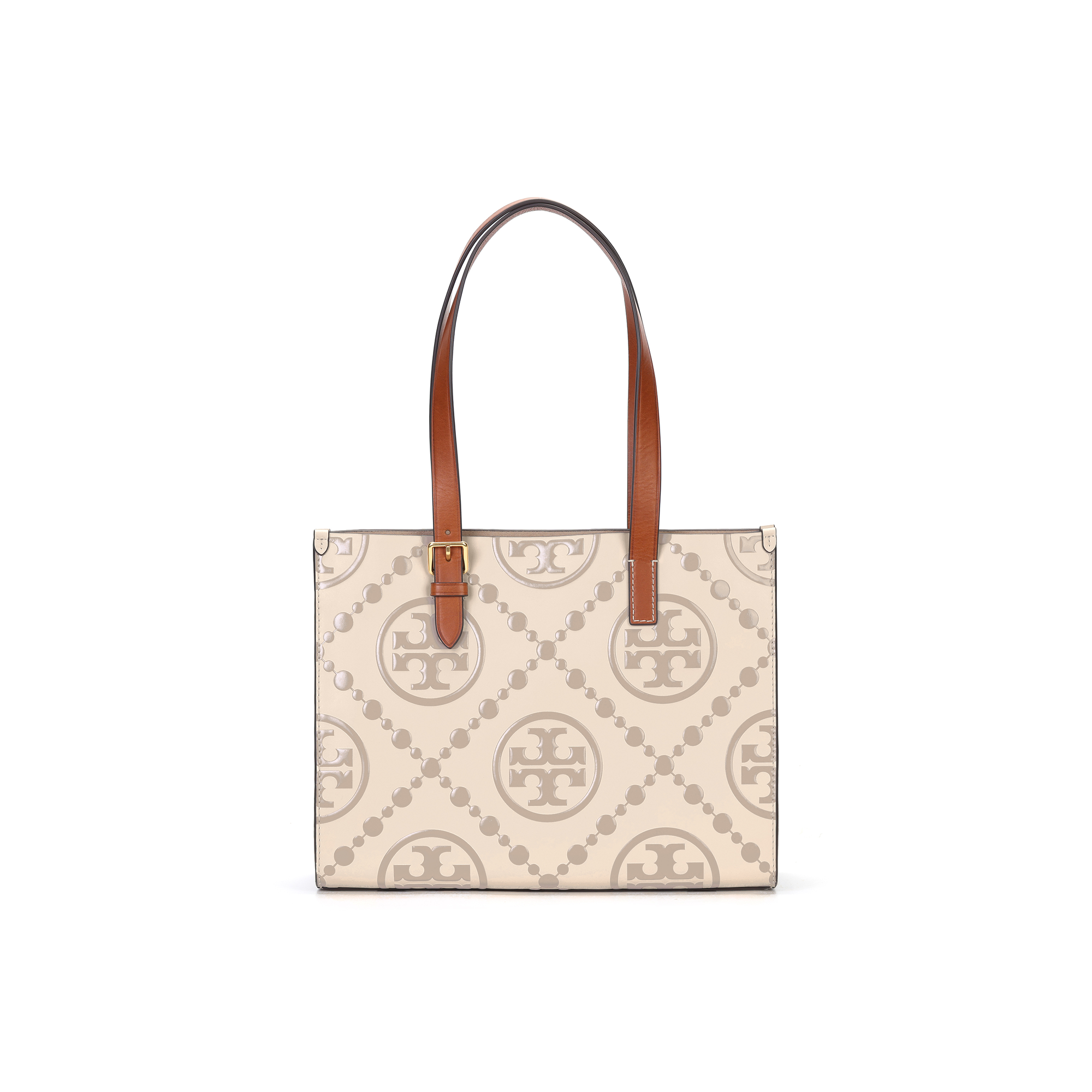 Сумка Tory Burch T Monogram, фактура тиснение — фото 1