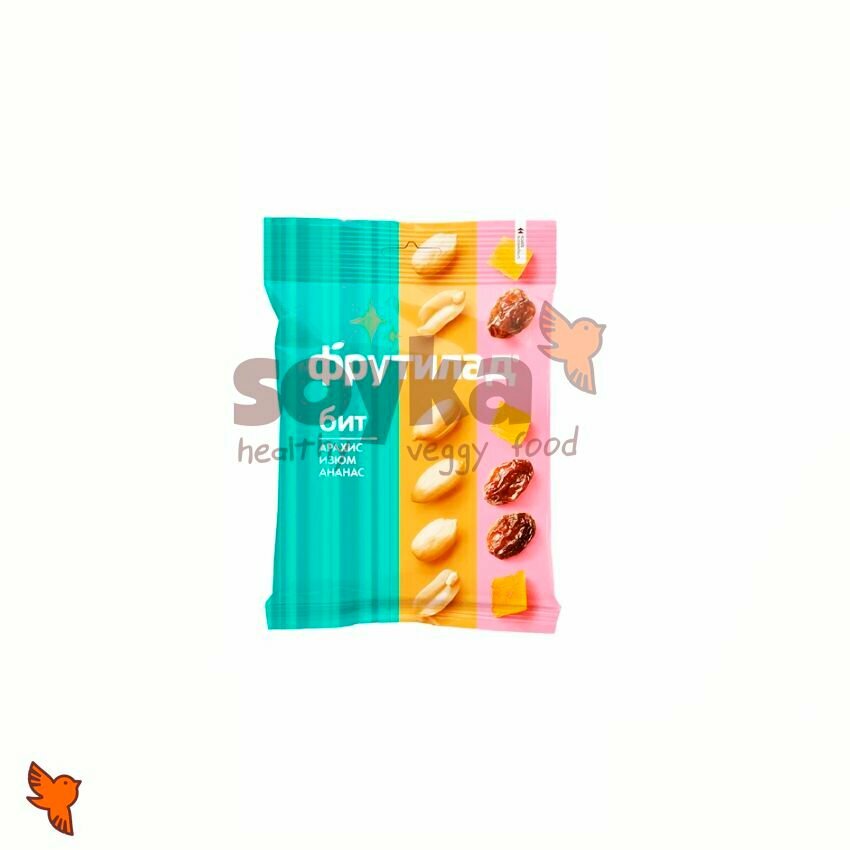 Смесь фруктовая арахис, изюм, ананас Фрутилад, 45г