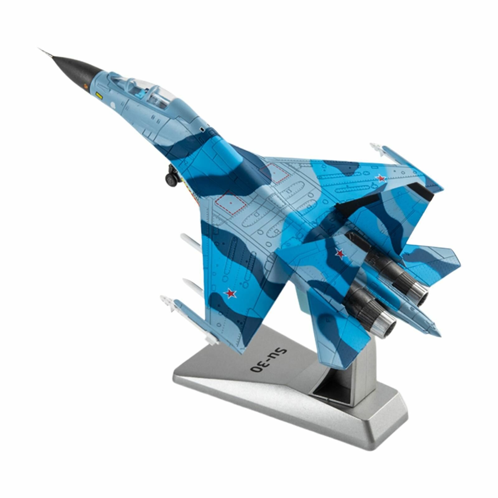 Литая под давлением модель из сплава российского самолета в масштабе 1:100 21x15x12см
