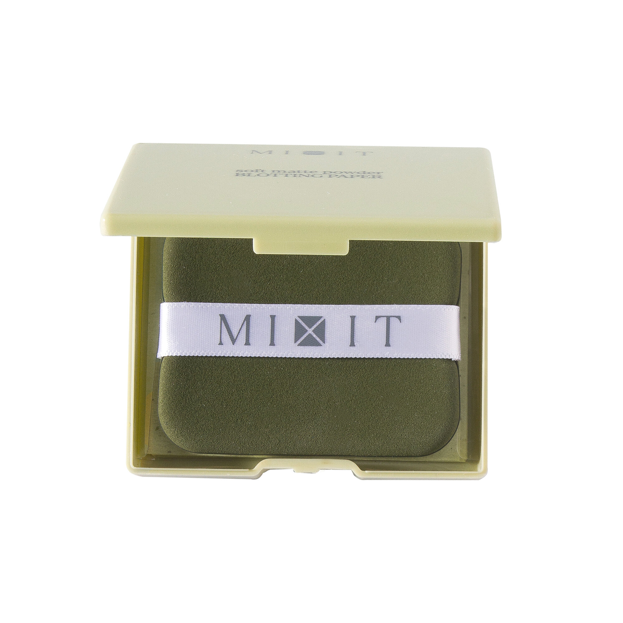 MIXIT Матирующие салфетки для лица с пудрой в кушоне