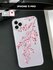 Силиконовый чехол на Apple iPhone 11 Pro / Айфон 11 Про с принтом Розовая веточк...