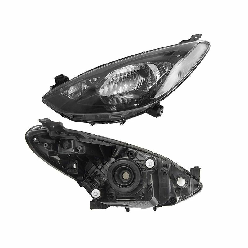 Фара левая для Mazda 2 2007-2010 евросвет, Мазда 2 фара левая SAT ST-216-1156L, oem DF71510L0C