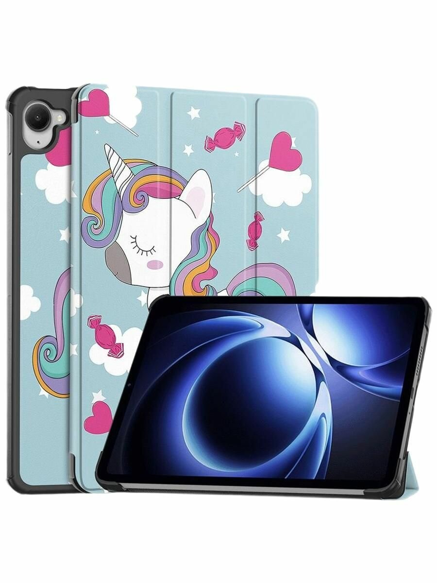 Чехол на Xiaomi Pad Mini / Ксиаоми Пад Мини, Redmi K Pad / Редми К Пад, 2025 года, 8.8 дюйма, умный с магнитом, Пинки пай