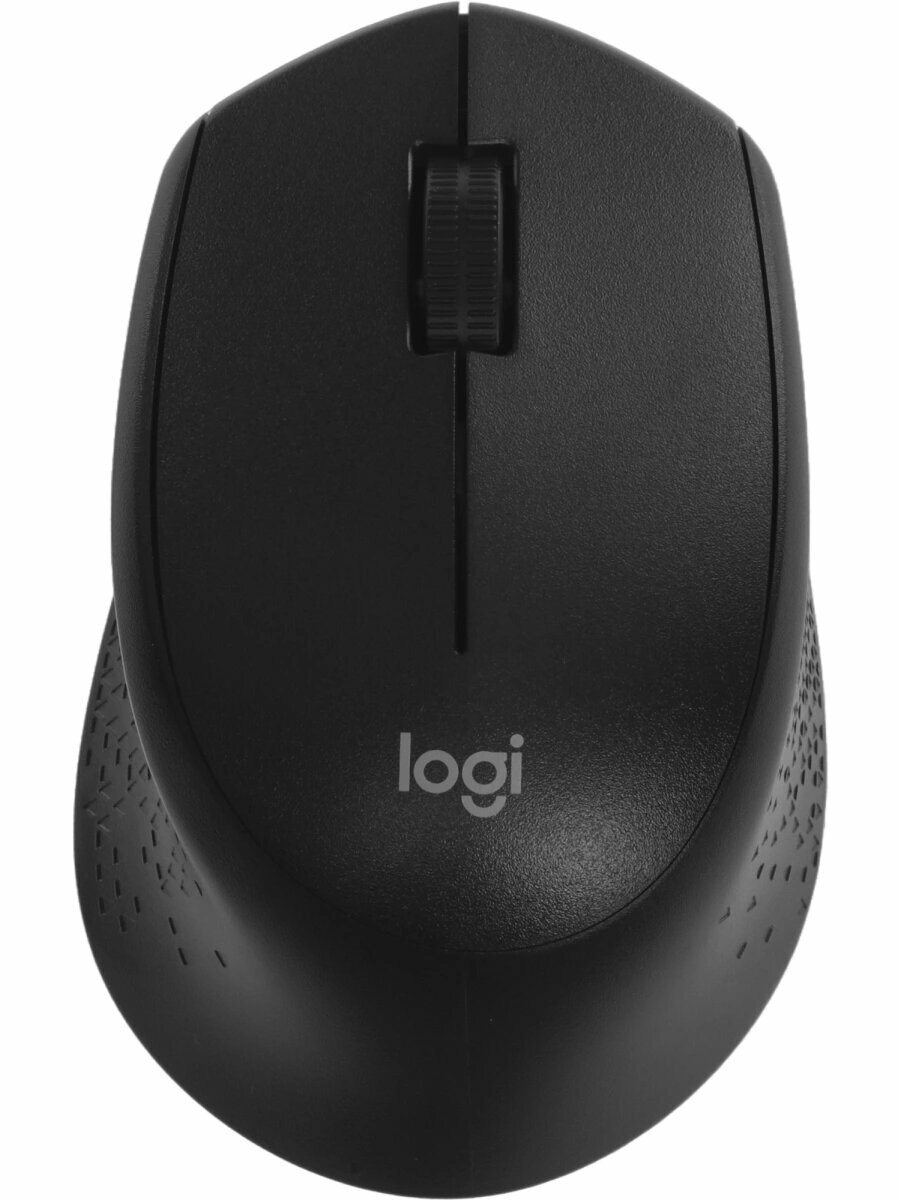 Мышь оптическая Logitech M330 Silent Plus черный 1000dpi silent беспров. USB (910-004924)