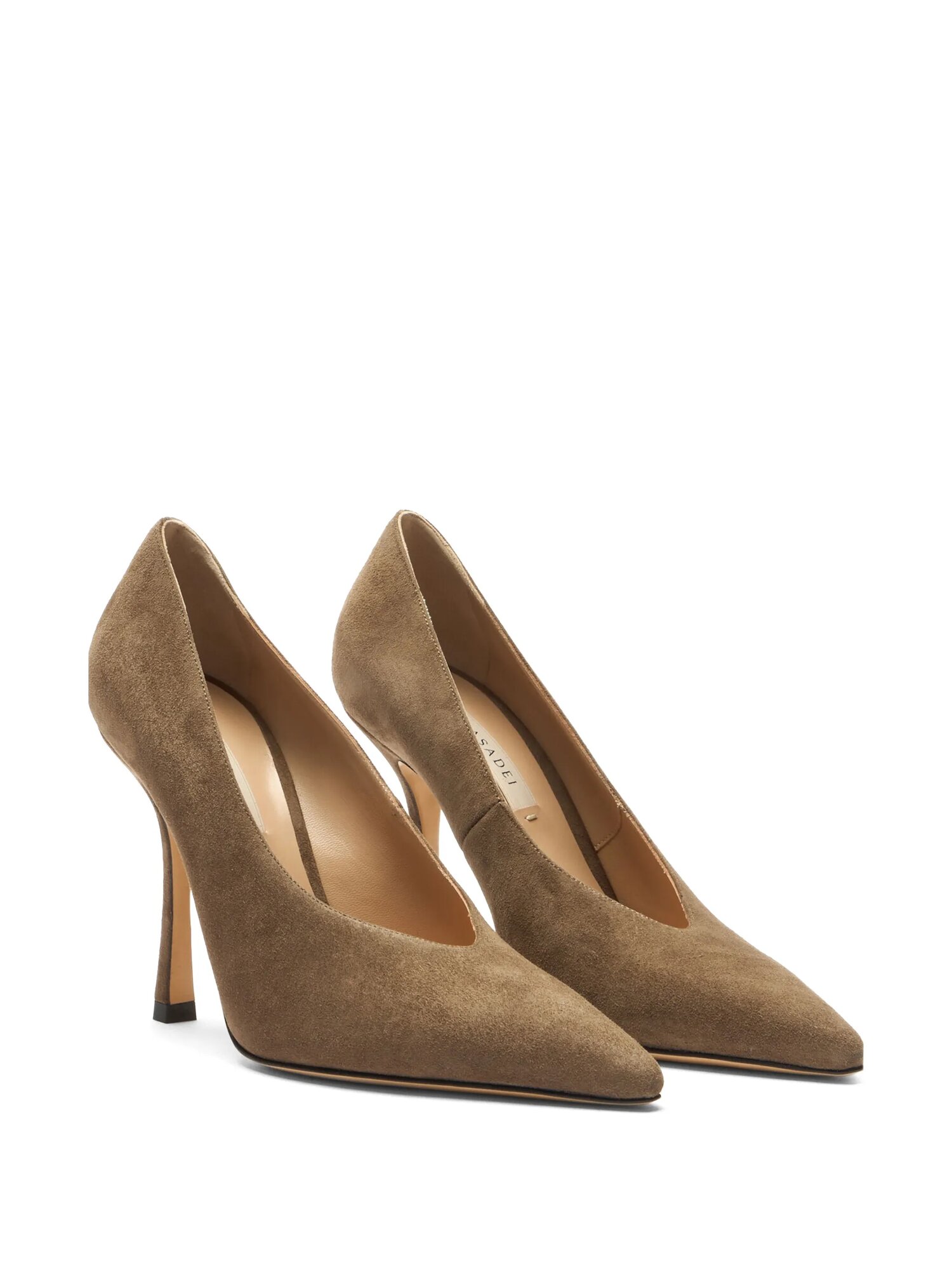 Туфли Casadei Nina asymmetrical cutout pumps, размер 40,5 — фото 1