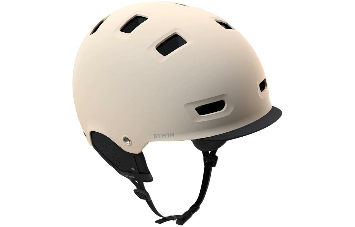 Шлем велосипедный унисекс DECATHLON ABS Foam Polystyrene Unisex Half Helmet, M EU