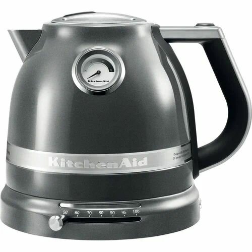 Электрический чайник KitchenAid Artisan 5KEK1522EMS, серебряный медальон