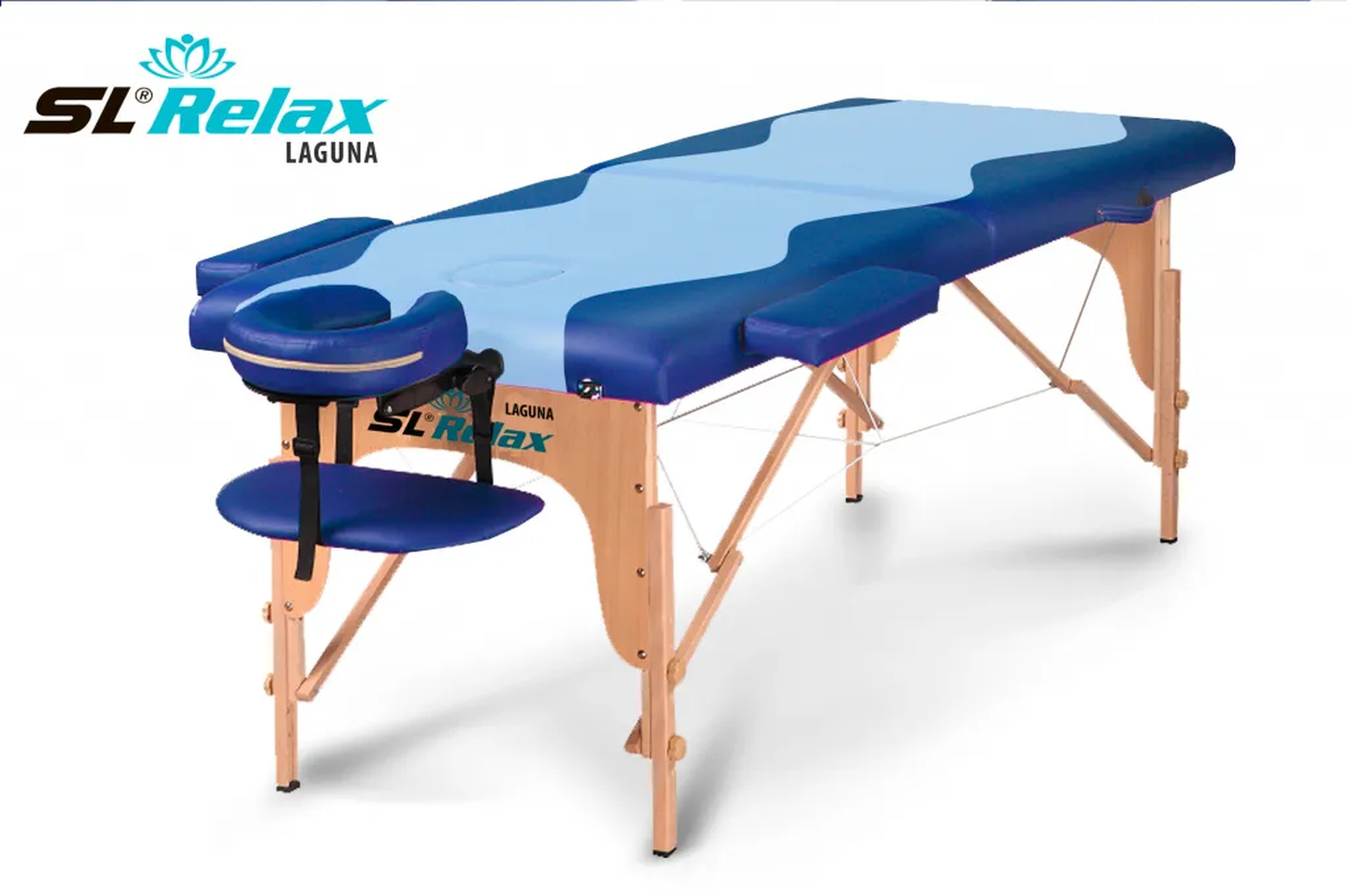Массажный стол SL Relax Laguna BM2523-3 синий, голубой