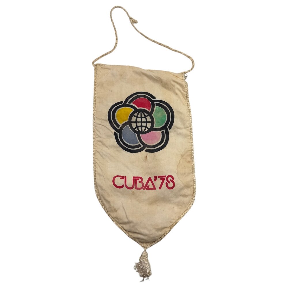Вымпел "XI Всемирный фестиваль молодёжи и студентов" (Cuba'78) Куба 1978 г.