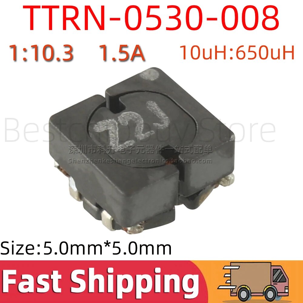 5 шт. SMD трансформатор TTRN-0530-008 1:10.3 1.5A для фотовспышки