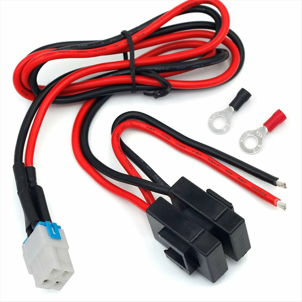 4-Контактный 12AWG Кабель Питания Постоянного Тока Для Радиостанции Yaesu FT-450D Kenwood