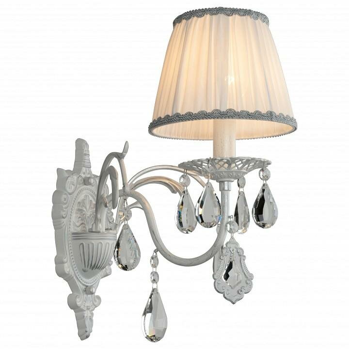 Бра Omnilux Cremona OML-60811-01 цвет плафона подвески Бежевый, цвет арматуры Белый, Золото