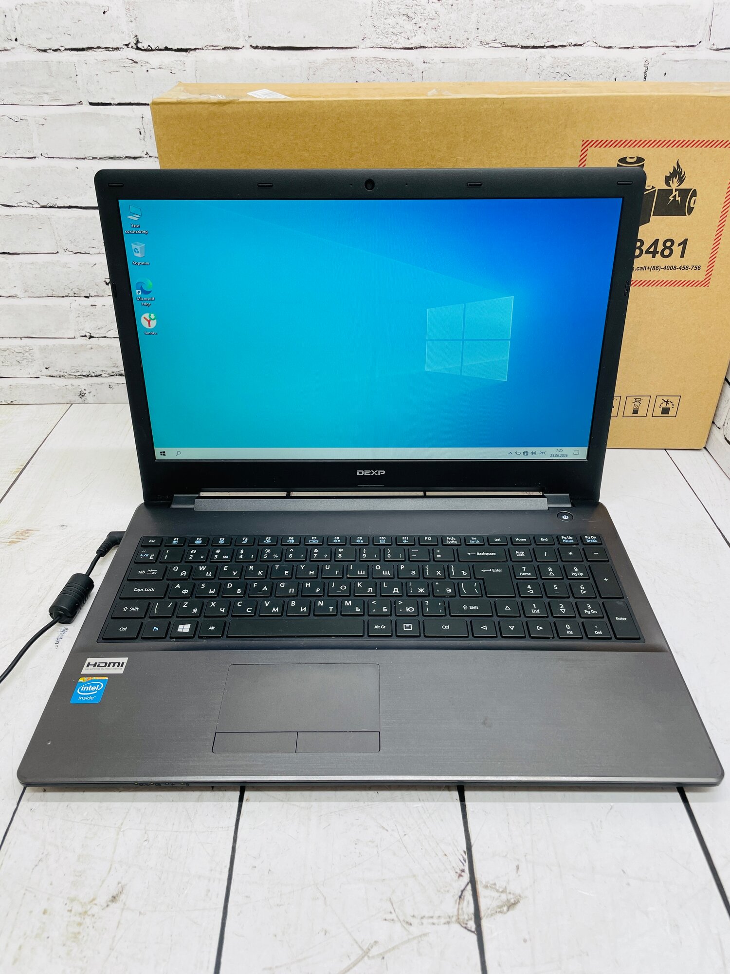 Ноутбук 15,6, Dexp O107, Intel Celeron N2840, 4 Gb DDR3, 500 Gb HDD, Intel HD Graphics