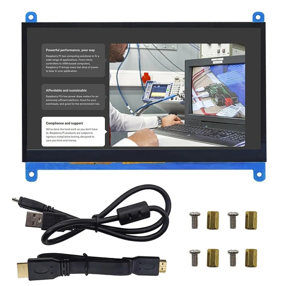 Сенсорная Панель Дисплея С Поддержкой Для Raspberry Display 7-inch 1024x600