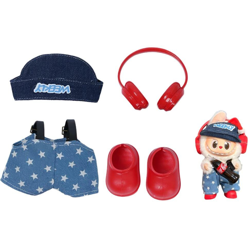 Кукольные наряды унисекс ROSEDAWN Pop Mart Coca Cola, Standing Surprise Special Shake Clothing
