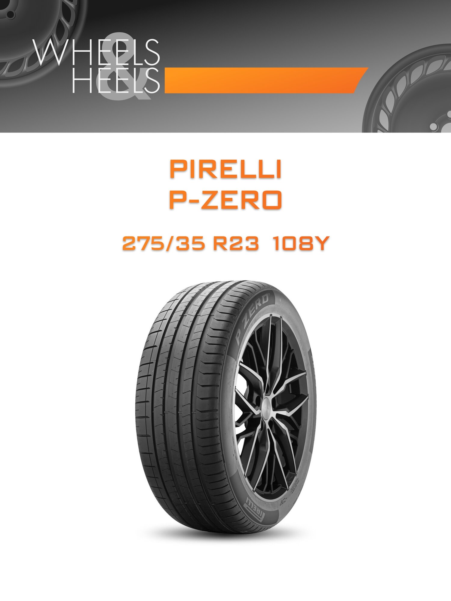 Шина автомобильная Pirelli P-ZERO 275/35 R23 108Y XL SUMMER, летняя, универсальная
