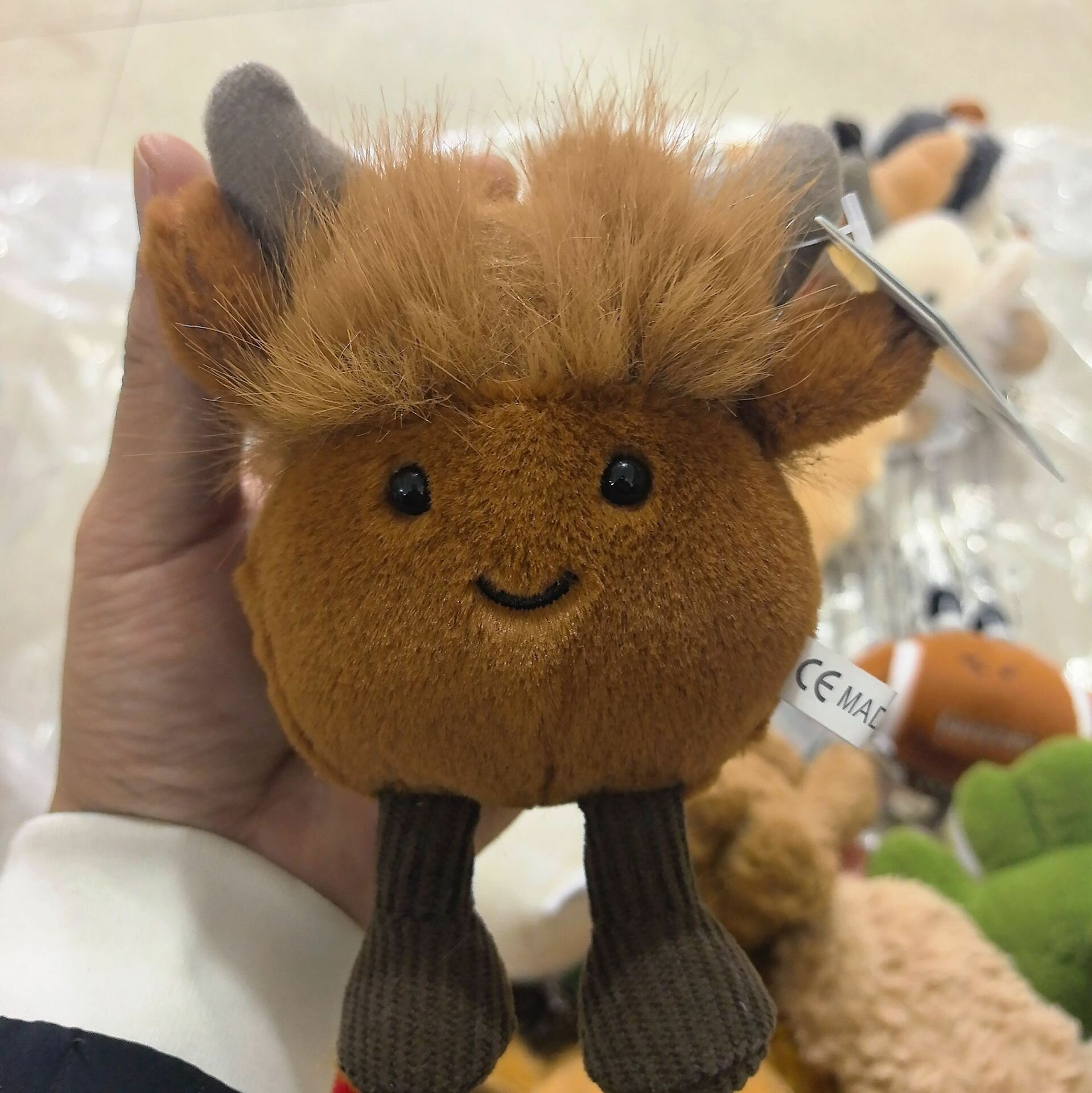 Игривый кулон в виде шотландской овцы-0.01