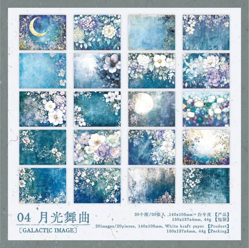 Блокноты Alideco, иллюстрированные свитки, 20 шт. yueguangwu