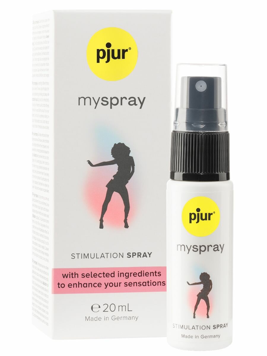 Спрей Pjur "My Spray", 20мл, для женщин, совместим с презервативами и игрушками, с дозатором