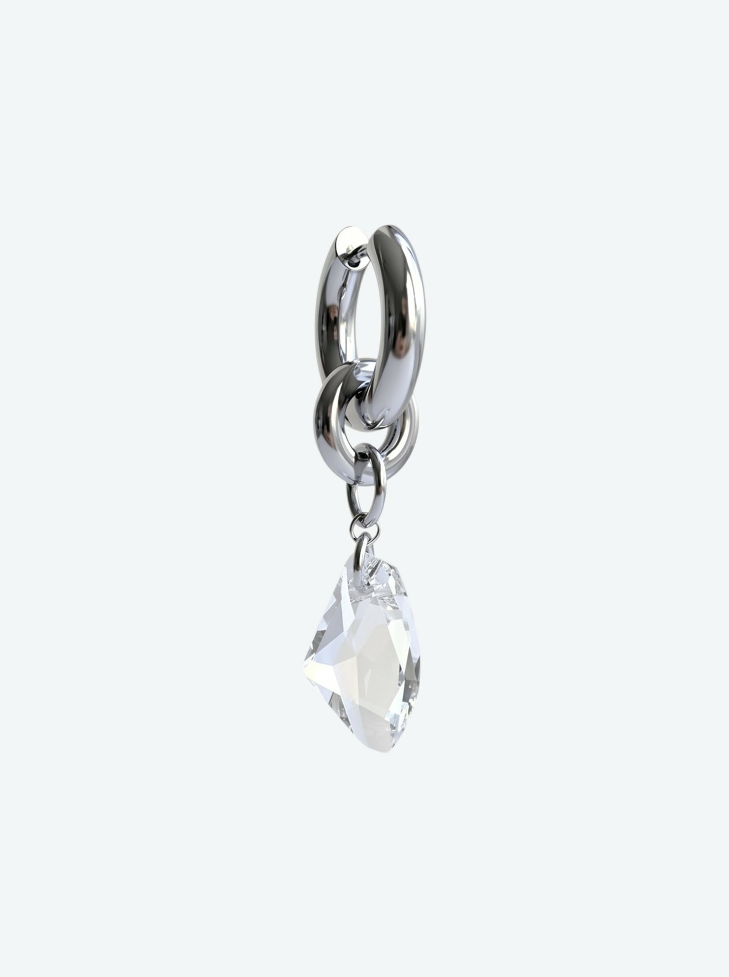 Моносерьга Drop & Shine, кристаллы Swarovski
