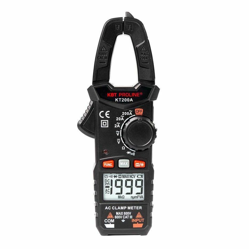 Клещи токовые цифровые KT 200A «PROLINE» КВТ 79129