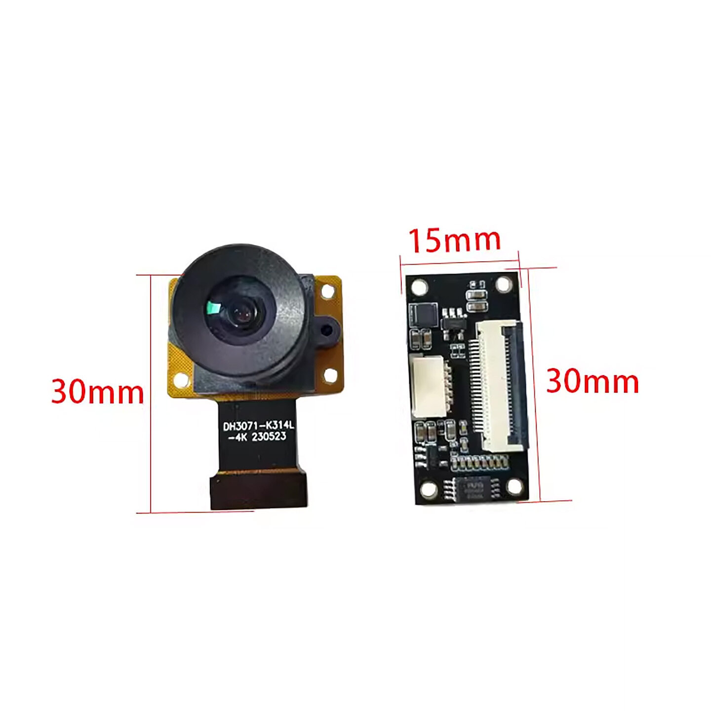 Модуль камеры IMX415 с коротким кабелем, ручная фокусировка 90 градусов, USB 4K HD для распознавания лица