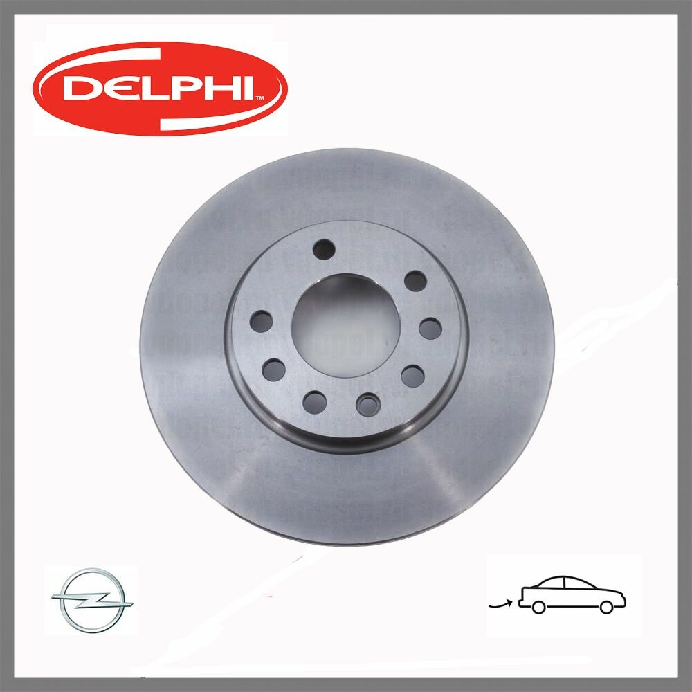 Диск тормозной задний DELPHI BG3406 для а/м OPEL ASTRA G, ZAFIRA