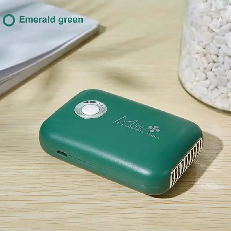 Мини-вентилятор ручной Emerald green