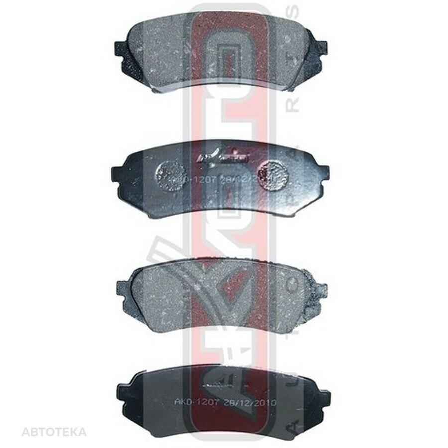 Колодки тормозные дисковые задние AKYOTO AKD1207