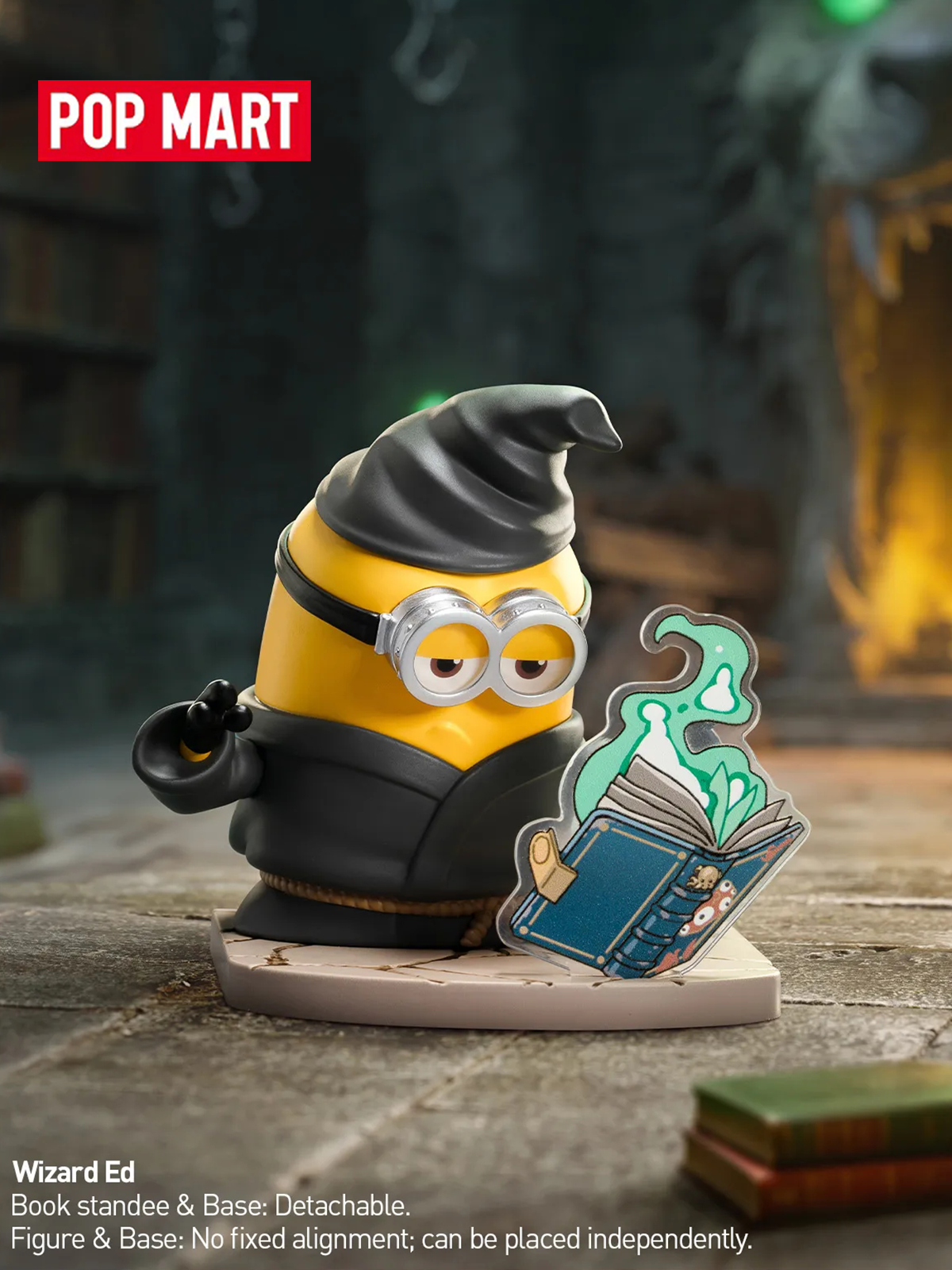 Коллекционная фигурка Слепая коробка POP MART Minions and Monsters Series Figures-Wizard Ed