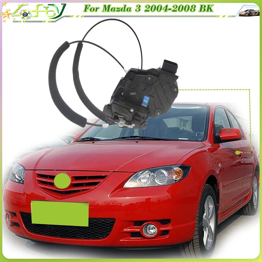 Блок замка автомобиля Lofty Front Left для Mazda 3