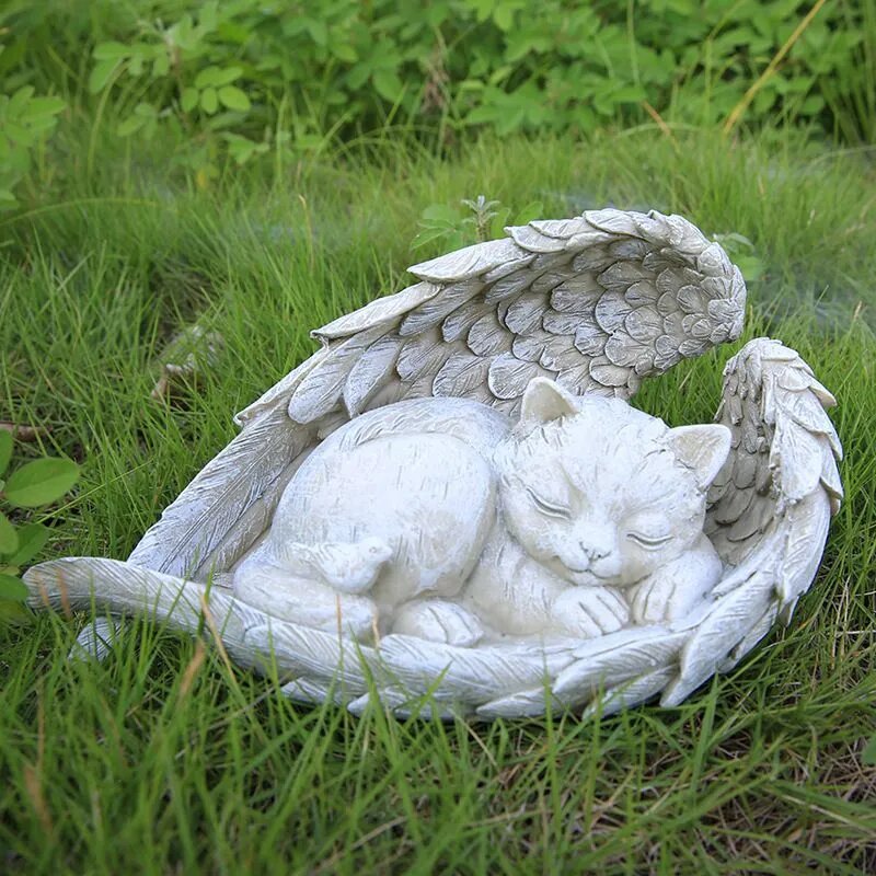Памятник кошке, в память о потерянных домашних животных, смола, для любителей кошек