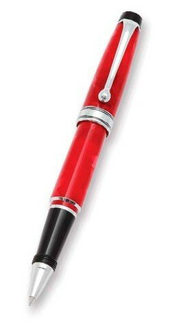 Ручка-роллер Aurora Fuoco Mini Marble Red CT, в подарочной коробке 068-M