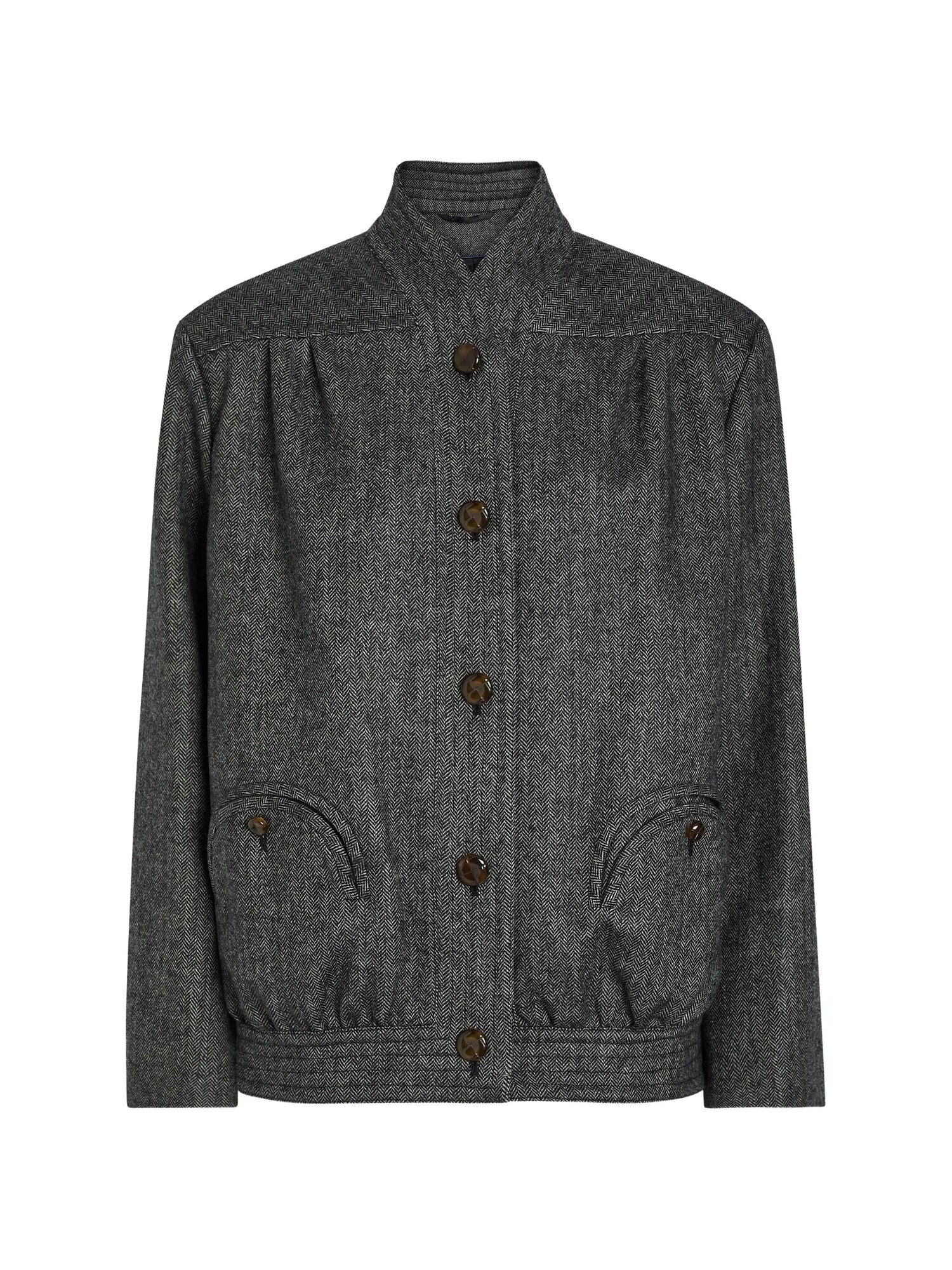 Куртка Coiba herringbone-pattern Smiley-pocket jacket