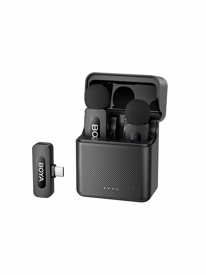 Беспроводная система Boya BY-V30, 2,4ГГц, TX+TX+RX, USB-C, с кейсом