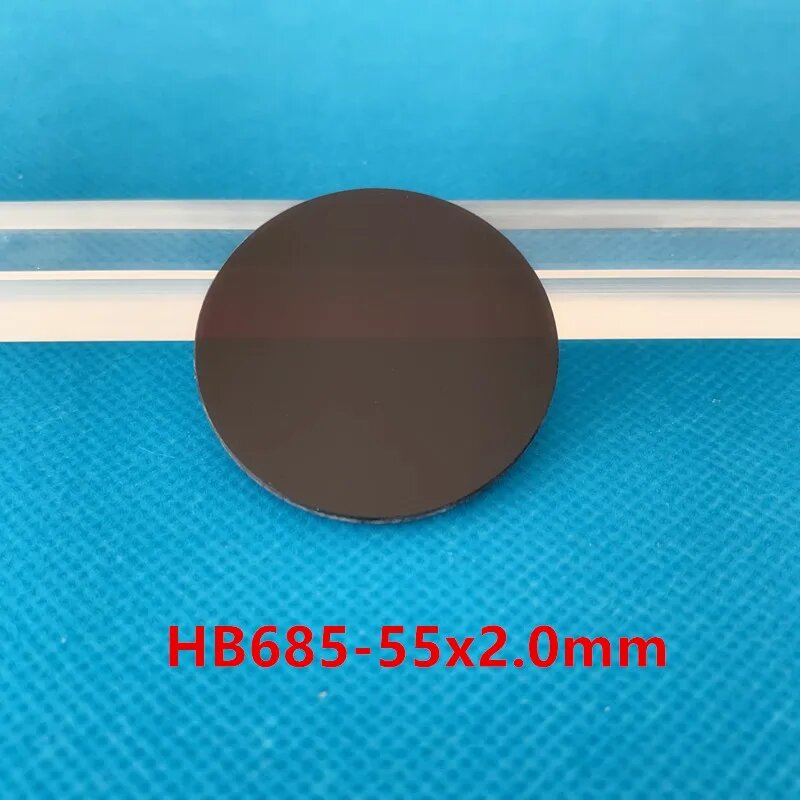 Tangsinuo оптический фильтр Longpass 685nm темно-красного цвета HB685 55x2.0mm