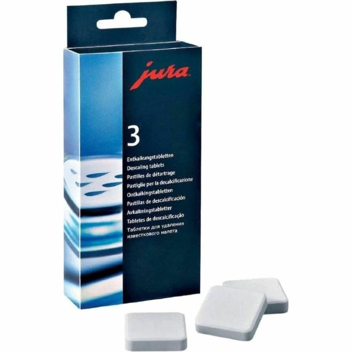 Очищающие таблетки Jura 61848 для кофемашин, от накипи, 3шт.
