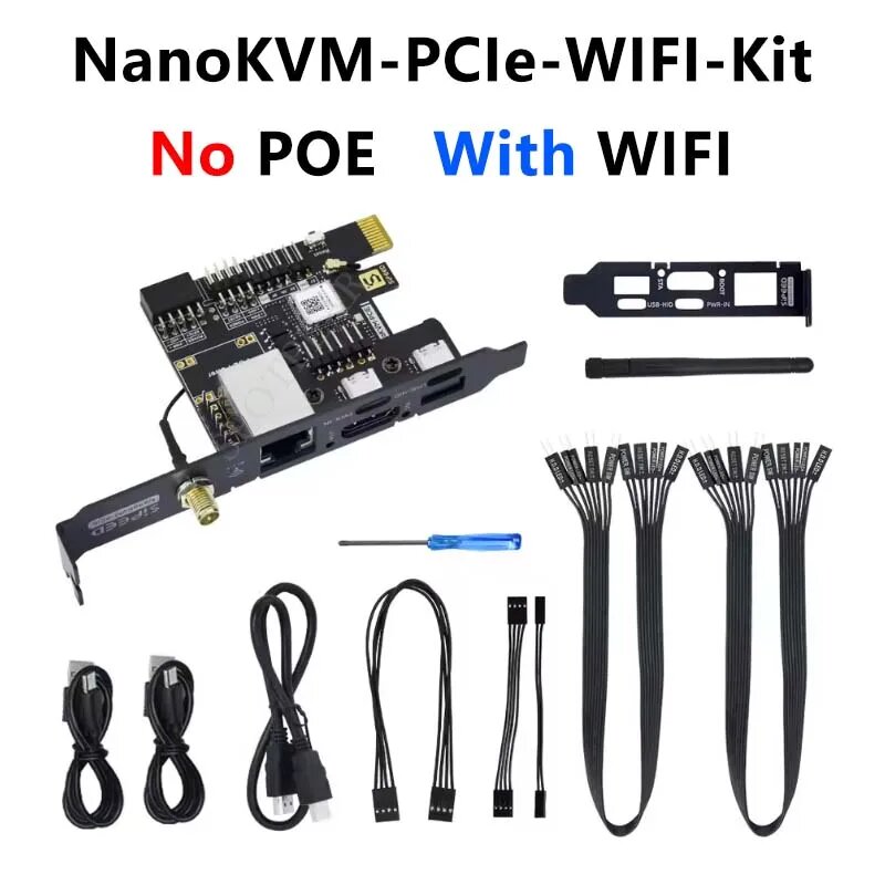 Spotpear NanoKVM Series опция Черный, No POE-With WIFI