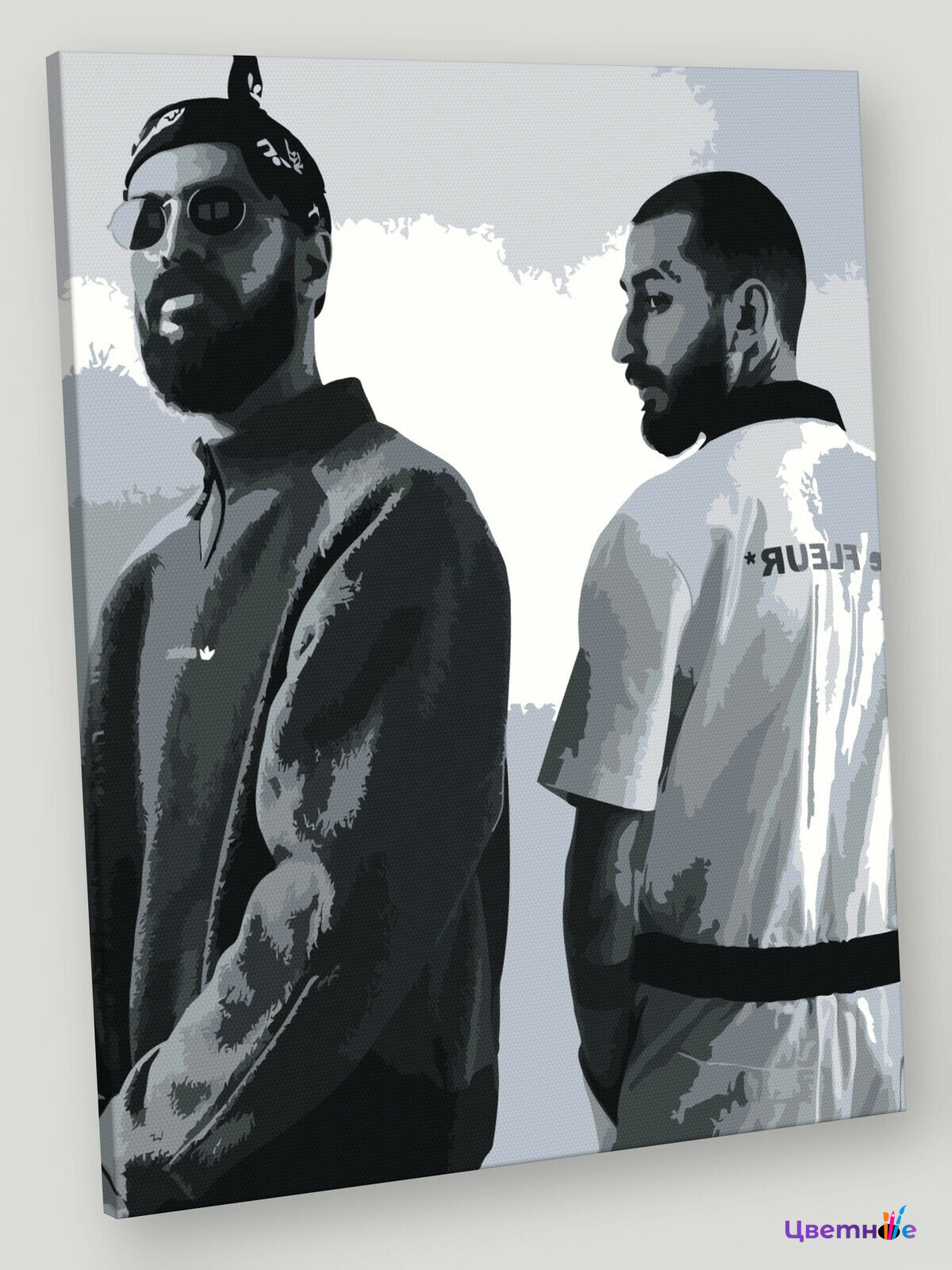 Картина по номерам «Miyagi & Andy Panda», 40x50 см, Живопись по Номерам