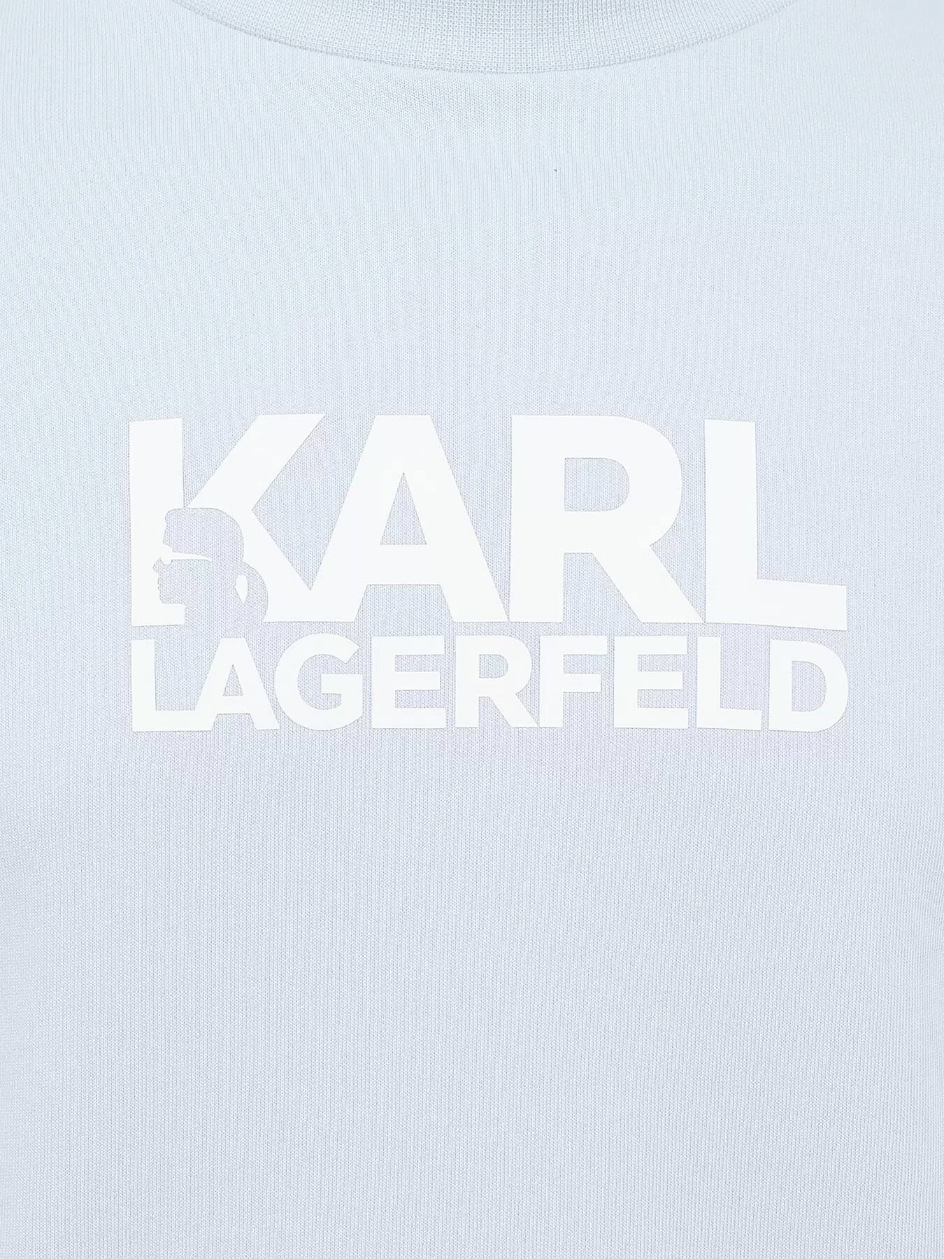 Свитшот Karl Lagerfeld, размер XL, , голубой, — фото 1