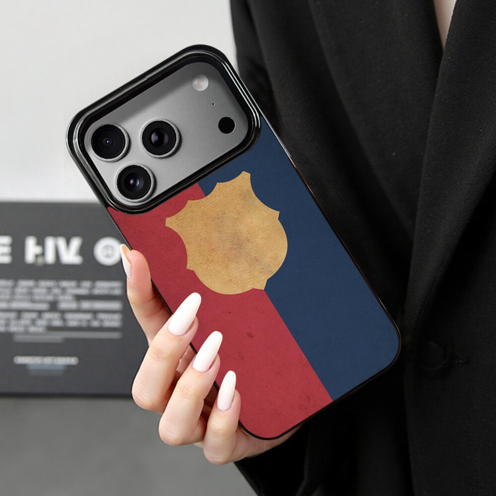 Роскошный TPU-чехол для смартфона 16 Pro Max, черный, дизайн в стиле Барселона, ударопрочный и износостойкий, стильный унисекс, высококачественный деловой чехол