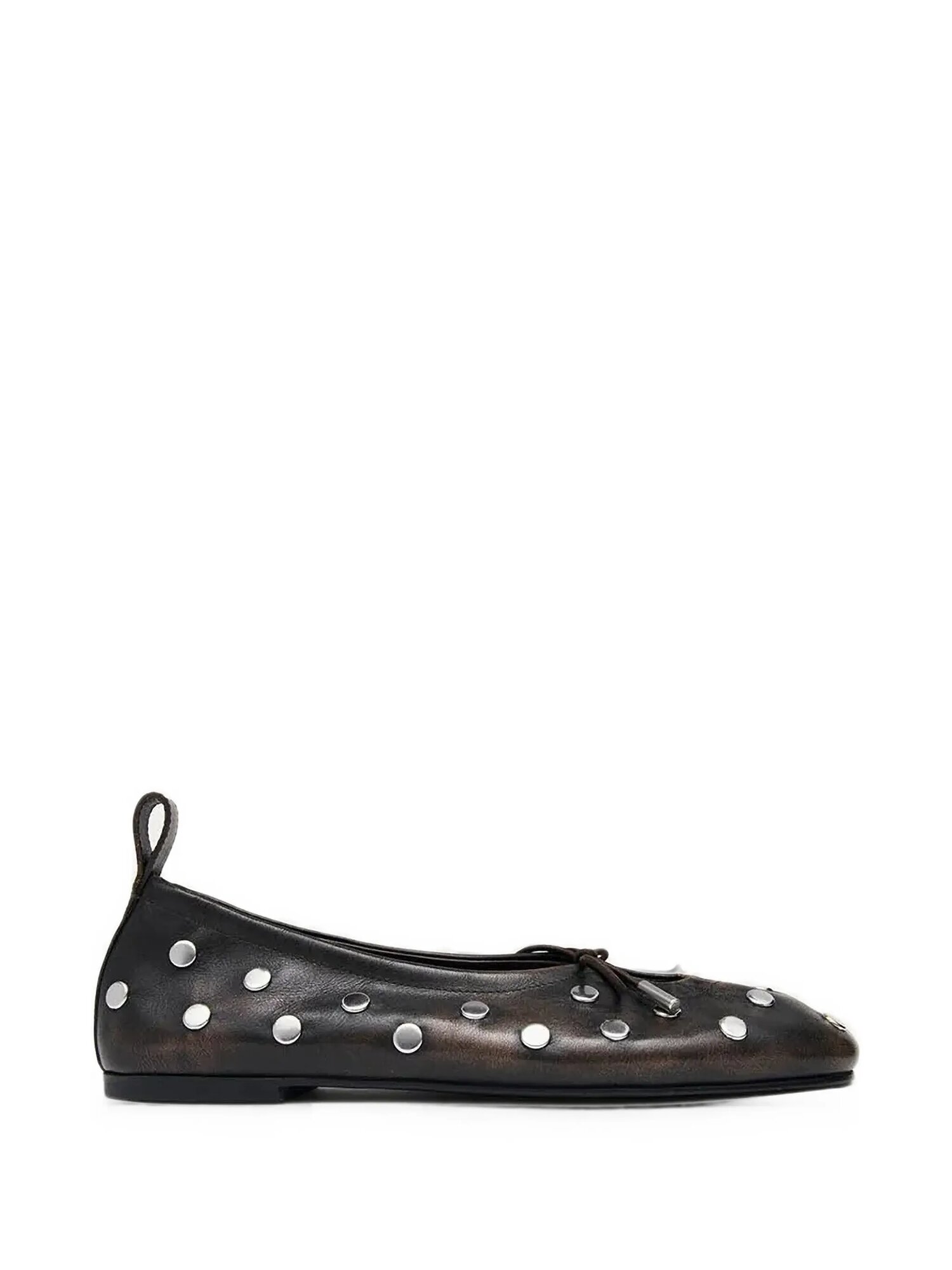 Балетки Alohas Rosalind stud-embellished leather ballet flats