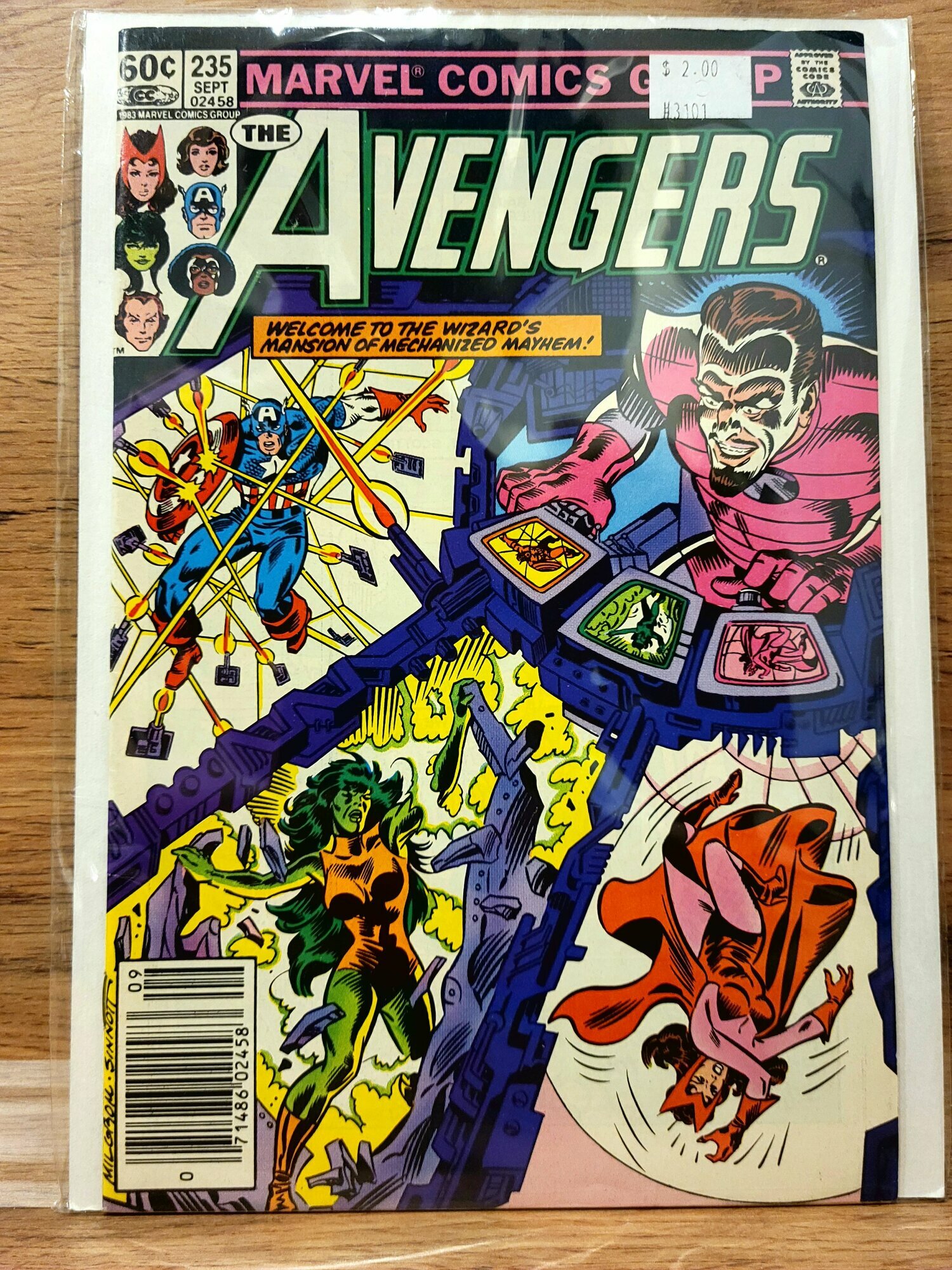 Раритетный Комикс Avengers #235. 1983 Год. Оригинал!