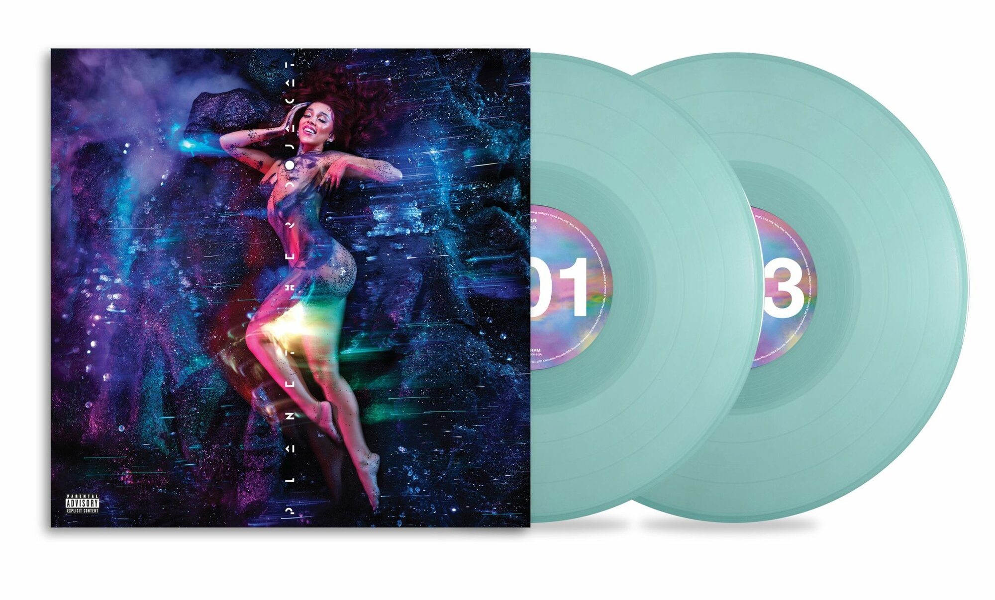 Виниловая пластинка Doja Cat - Planet Her (5th Anniversary) (Limited Edition) (Transparent Light Blue Vinyl) (2 LP) (2 LP)