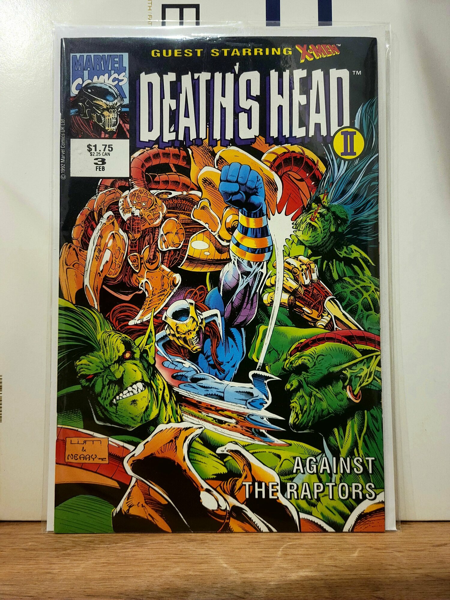 Ретро Комикс Deaths Head #3. 1993 Год. Marvel.