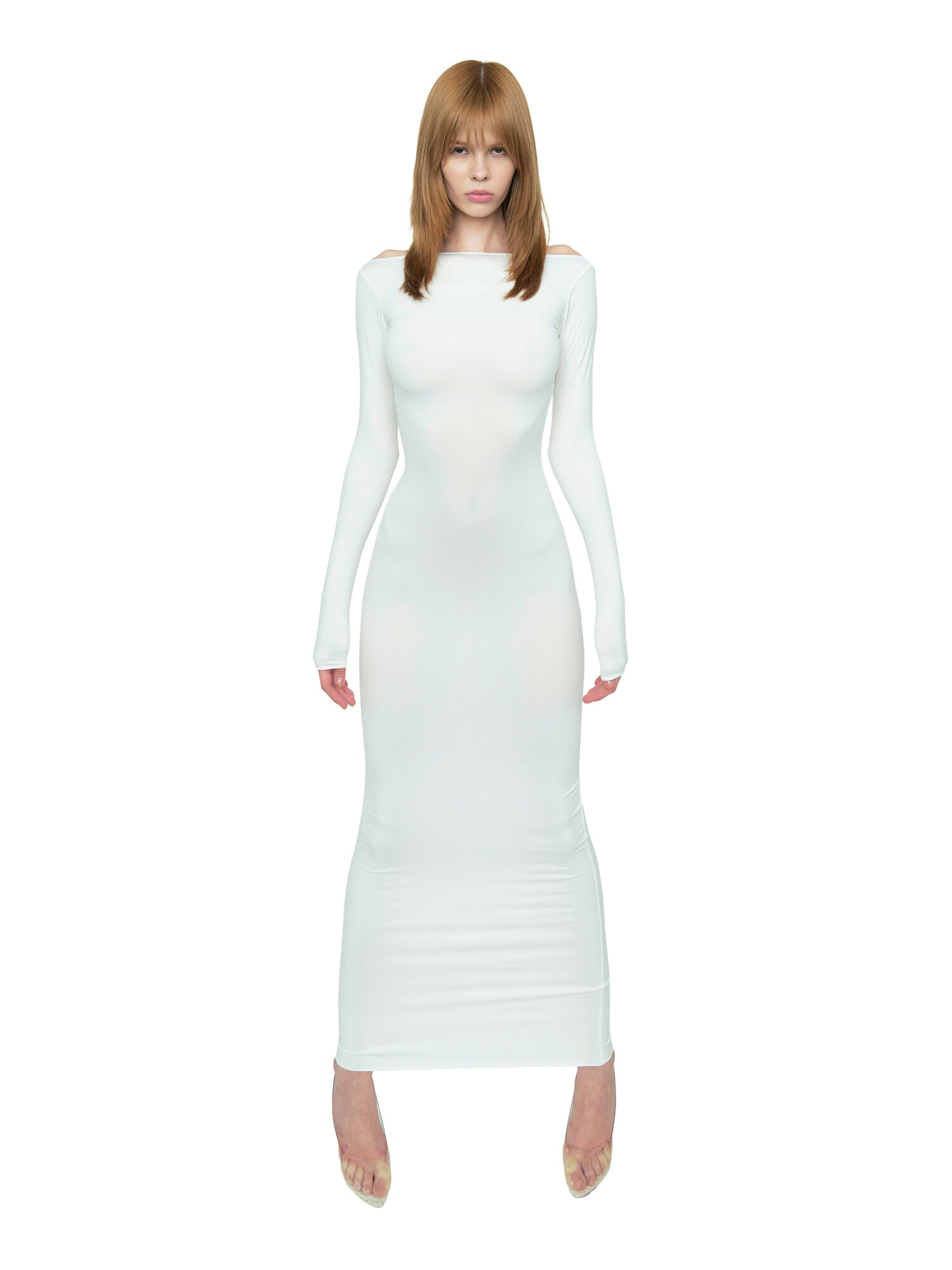 Платье SLIT NECK DRESS