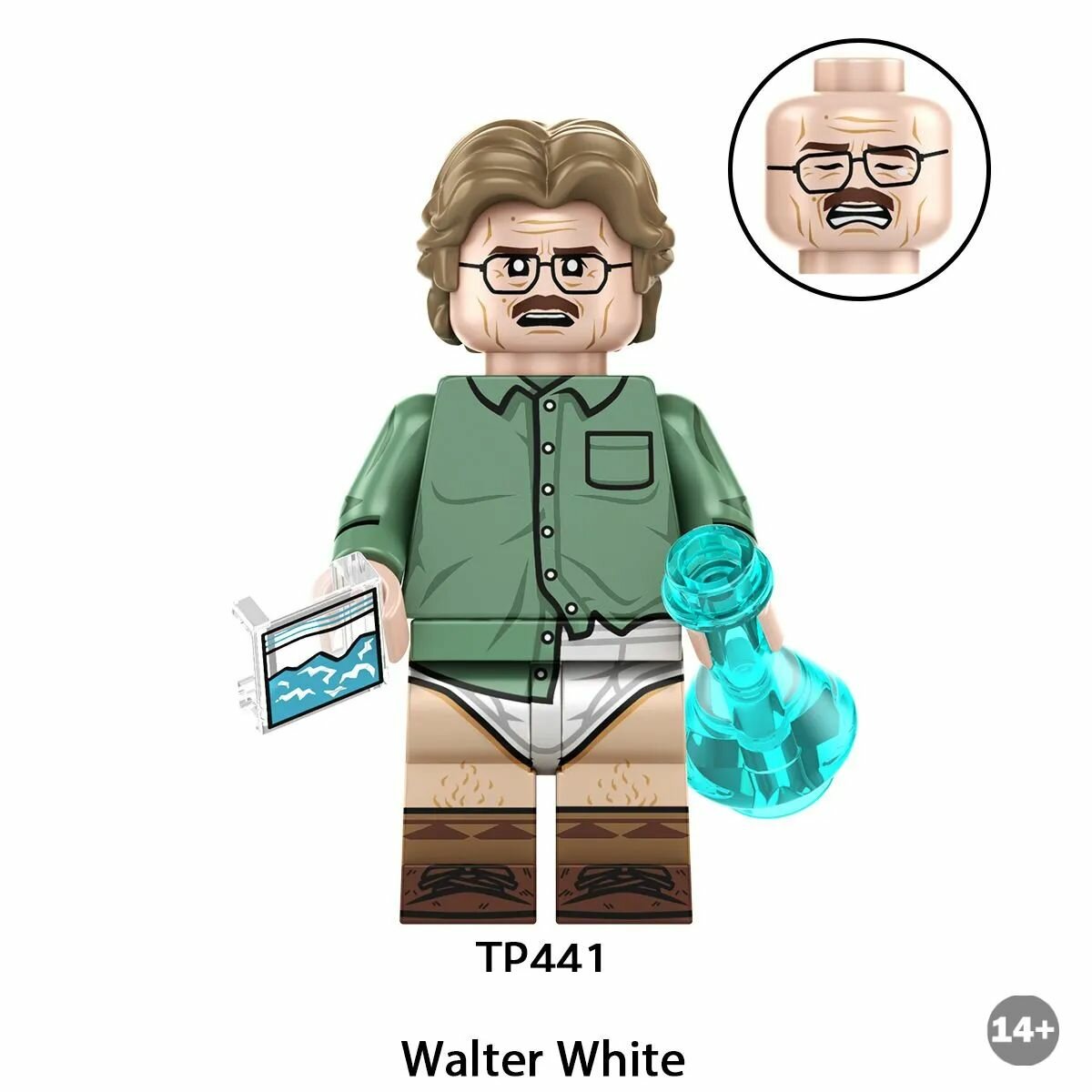 Фигурка конструктор Уолтер Уайт / Во все тяжкие / Breaking bad