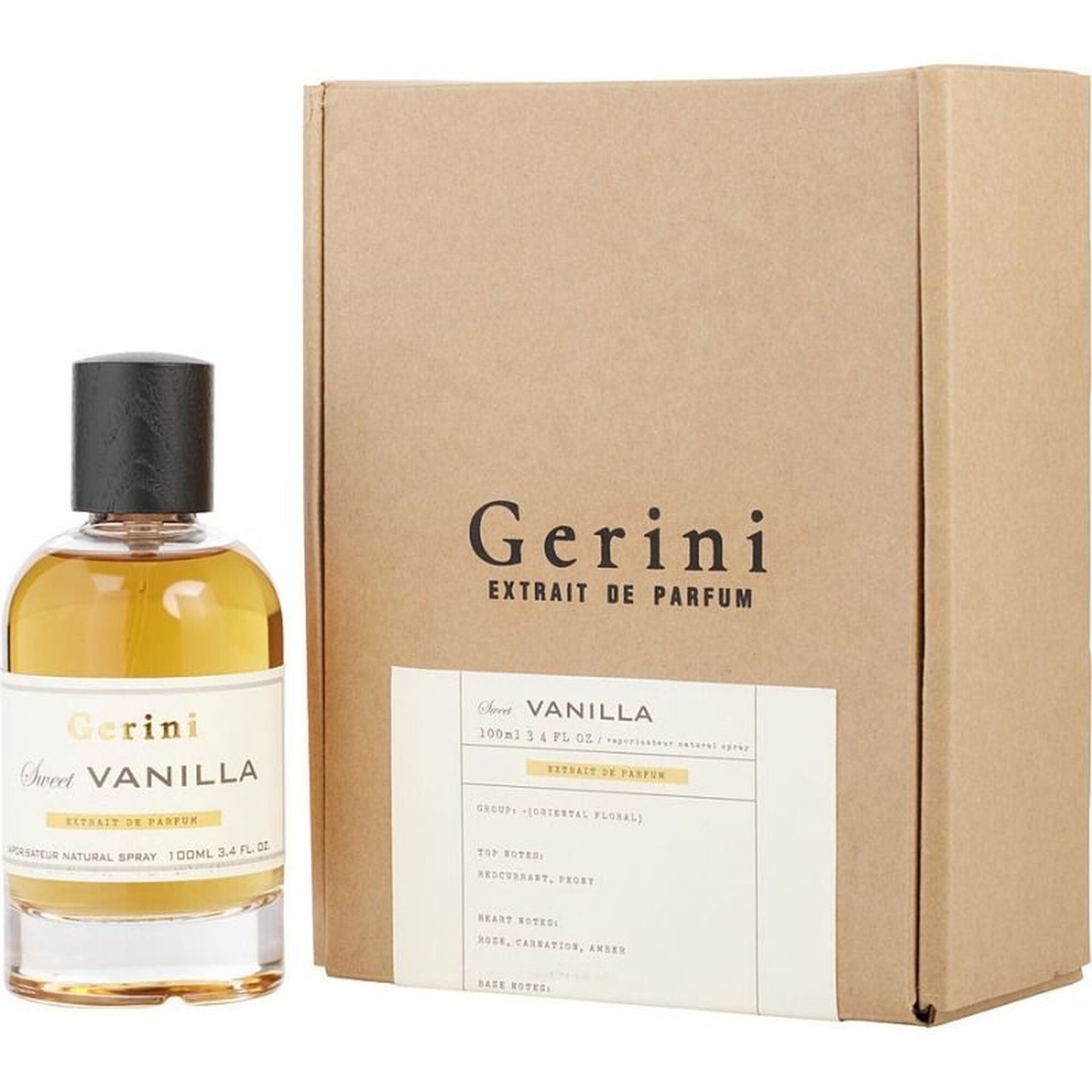 Духи Gerini Sweet Vanilla, для женщин, объем 100 мл, 1 упаковка