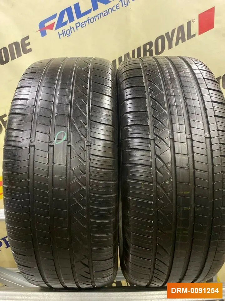 Комплект (2 шт) летних БУ шин Dunlop Grandtrek Touring A/S 255/60 R17 35% износ 7516019625